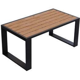 GARTENBEISTELLTISCH Elba - Schwarz