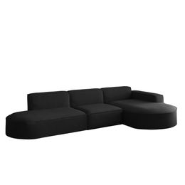 Fun M&ouml;bel ECKSOFA Ottomane Palma Opera Velvet