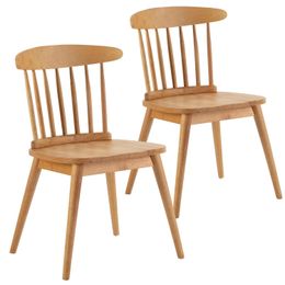 STUHL 2er-Set Ben aus Eichenholz