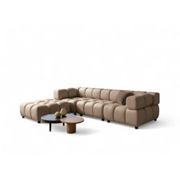Fun M&ouml;bel SOFA 3-sitzer Und 1-polsterhocker Flow