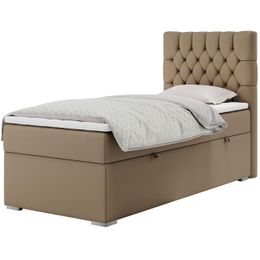 BOXBETT PERA 90/200 Braun Kunstleder - H4 - Rechts Seite