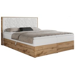 BOXBETT NESSI - 120/200 Wei&szlig; Kunstleder - H3