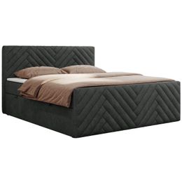 BOXBETT PARIS DUO 120/200 - Dunkelgrau Struktur - H3