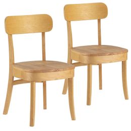 STUHL-SET 2 Nala Eichenfarbe, Massivholz