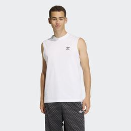 Tanktop adidas originals "TREFOIL ESS TEE", Herren, Gr. XXL, wei&szlig;, Obermaterial: 100% Baumwolle, normal, Rundhals, Tops Tanktop