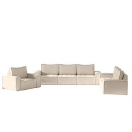 Fun M&ouml;bel SOFASET Sande 3-2-1 In Raven