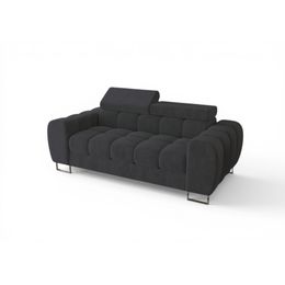 Fun M&ouml;bel SOFA 2-sitzer Bastien In Stoff Terra
