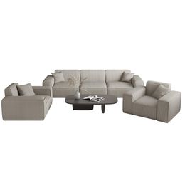 Fun M&ouml;bel SOFASET Celes Premium 3-1-1 Stoff Scala