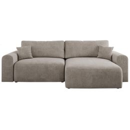 ECKSOFA NELSON Beige Struktur