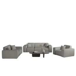 Fun M&ouml;bel SOFASET Celes Premium 3-2-1 Stoff Scala