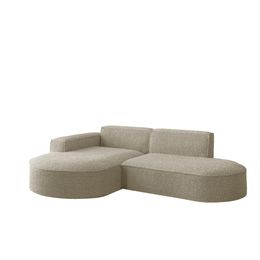 Fun M&ouml;bel ECKSOFA Palma Xs Ottomane Ascot Bukla