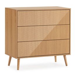 KOMMODE 80/80/40 Telmo Eichenfarbe
