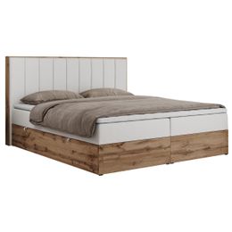 BOXBETT BELLISSIMO 140/200 Wei&szlig; Kunstleder - H4