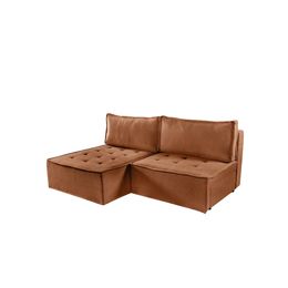 Fun M&ouml;bel ECKSOFA Schlafsofa Amalia In Raven