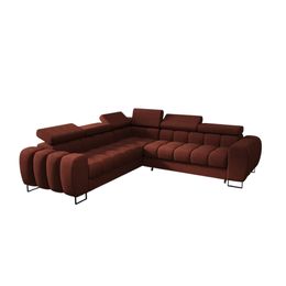 Fun M&ouml;bel ECKSOFA Bastien Mit Schlaffunktion