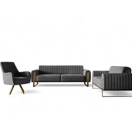 Fun M&ouml;bel SOFASET Valerie 3-2 Und Drehsessel