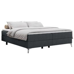 BOXBETT LESS 120/200 Dunkelgrau Struktur - H3
