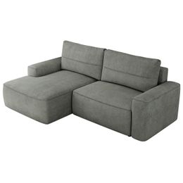 ECKSOFA BELLUNO L Grau Strukture - Links