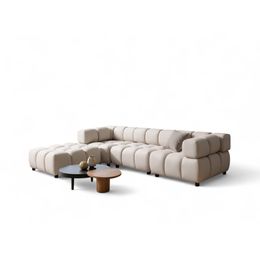 Fun M&ouml;bel SOFA 3-sitzer Und 1-polsterhocker Flow