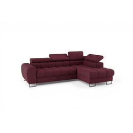 Fun M&ouml;bel ECKSOFA Bastien Mit Schlaffunktion