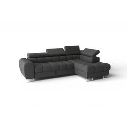 Fun M&ouml;bel ECKSOFA Bastien Mit Schlaffunktion