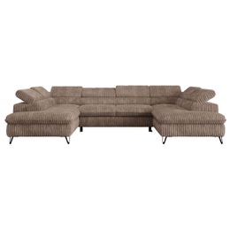WOHNLANDSCHAFT PETER U Cord Braun