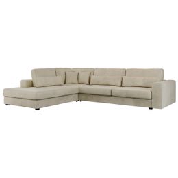 ECKSOFA Savona Beige Velvet - links