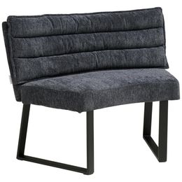 Livetastic Sitzbank, Grau, Metall, Textil, 1-Sitzer, 108x82x60 cm, Esszimmer, B&auml;nke, Sitzb&auml;nke