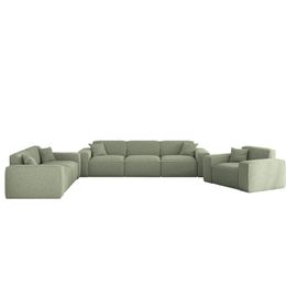 Fun M&ouml;bel SOFASET Celes Premium 3-2-1 In Sven