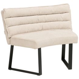 Livetastic Sitzbank, Beige, Metall, Textil, 1-Sitzer, 108x82x60 cm, Esszimmer, B&auml;nke, Sitzb&auml;nke