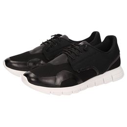 Sneaker Sioux "Mokrunner-H-2024", Herren, Gr. 39 (UK 5 1/2), schwarz, Obermaterial: 100% Textilmaterial TEXMAT. 100% Gummi rubber., Schuhe Sneaker