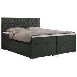 BOXBETT PERA 120/200 Dunkelgrau Struktur - H4