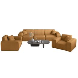 Fun M&ouml;bel SOFASET Celes Premium 3-1-1 Stoff Scala