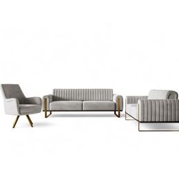 Fun M&ouml;bel SOFASET Valerie 3-2 Und Drehsessel