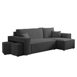 Fun M&ouml;bel ECKSOFA Adara Inkl. Hocker
