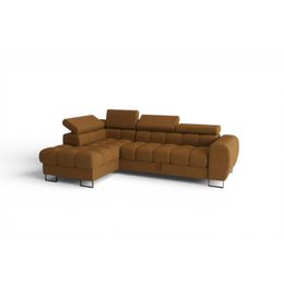 Fun M&ouml;bel ECKSOFA Bastien Mit Schlaffunktion