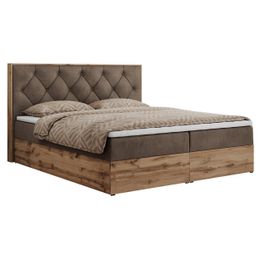BOXBETT VENETO 140/200 Braun Velvet - H3