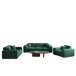 Fun M&ouml;bel SOFASET Celes Premium 3-2-1 In Opera