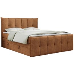 BOXSPRINGBETT PREMIUM 11 KING 120/200 Orange Struktur - H3