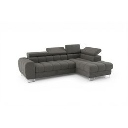 Fun M&ouml;bel ECKSOFA Bastien Mit Schlaffunktion