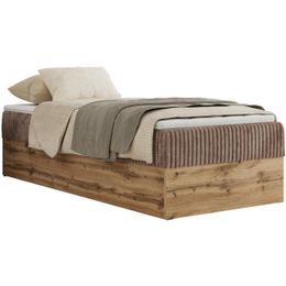 BOXBETT WOOD ZERO 90/200 - Braun Cord - H3 - Topper Visco