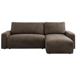 ECKSOFA ARGOS Braun Velours