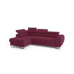 Fun M&ouml;bel ECKSOFA Bastien Mit Schlaffunktion