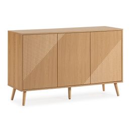 SIDEBOARD Telmo 3 t&uuml;ren Eichenfarbe