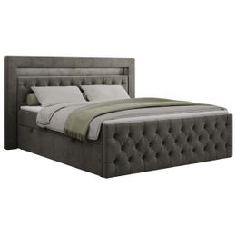 BOXBETT GOLD-9 LED 120/200 Dunkelgrau Velvet - H4