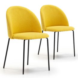 STUHL 2er-Set Kenia Senfgelb