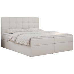 BOXBETT ERNI 140/200 - Wei&szlig; Kunstleder - H3