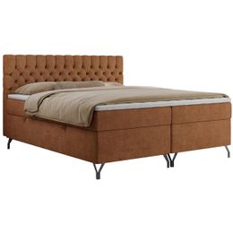 BOXBETT GRIMALDI 120/200 Orange Struktur - H4