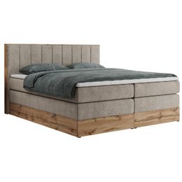 BOXSPRINGBETT BELLISSIMO KING 200/200 Beige Struktur - H4