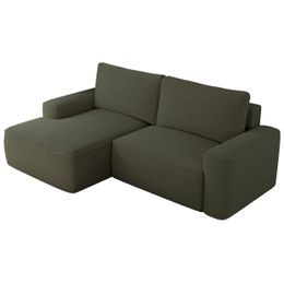 ECKSOFA BELLUNO L Gr&uuml;n Boucle - Links